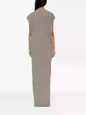 Rick Owens V-neck Crepe Maxi Dress