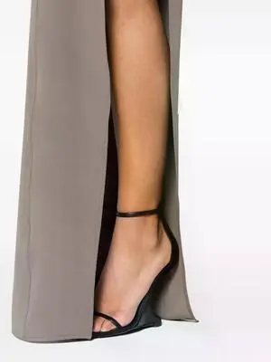 Rick Owens V-neck Crepe Maxi Dress