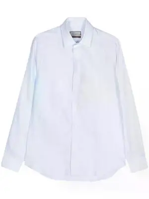 Canali Patterned-jacquard Shirt