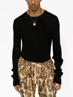 Dolce & Gabbana Crew-neck Ribbed Jumper
