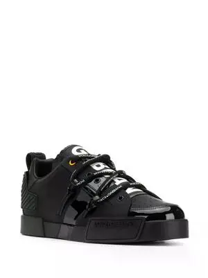 Dolce & Gabbana Portofino Patent Leather Sneakers