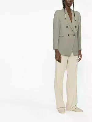 Brunello Cucinelli Double-breasted Tailored Blazer - Green
