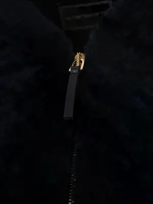10 CORSO COMO Hooded Shearling Jacket