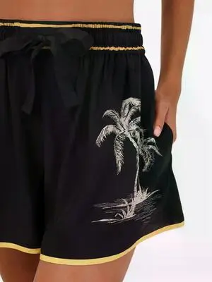 Zimmermann Palm Tree-print Skirt