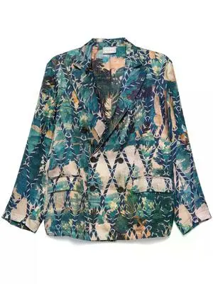 PIERRE-LOUIS MASCIA Printed Double-breasted Jacket