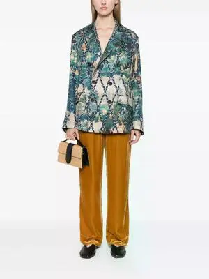 PIERRE-LOUIS MASCIA Printed Double-breasted Jacket