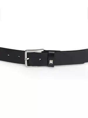 BOSS Logo-plaque Leather Belt