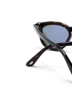 TOM FORD Pantos-frame Glasses - Brown