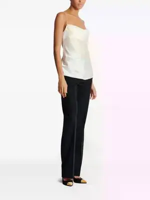 Balmain Draped Satin Top