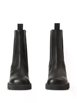 Burberry Elasticated-panel Leather Boots