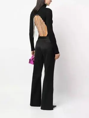 Dodo Bar Or Ziggy Crystal-embellished Bodysuit