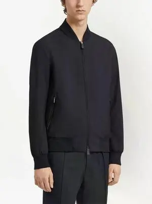 Zegna Trofeo Elements Wool Bomber Jacket