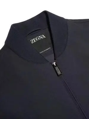 Zegna Trofeo Elements Wool Bomber Jacket