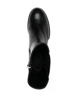 Agl Calf Leather Chunky Sole Chelsea Boots