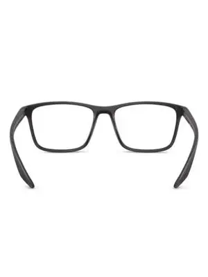 Prada Linea Rossa Square Frame Glasses - Black