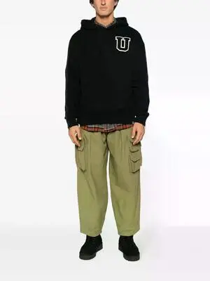 Undercover Logo-patch Cotton Hoodie