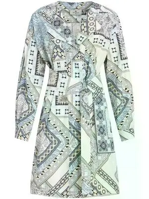 Etro Mix-print Belted Dress