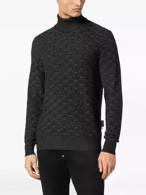 Philipp Plein Monogram Sweatshirt - Black