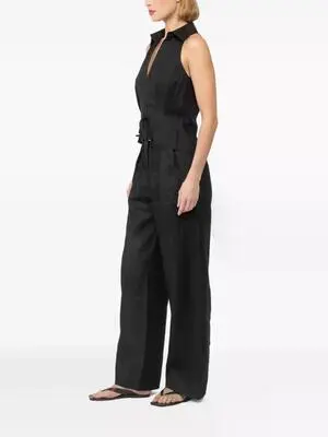 HEVRON Linen Sleeveless Top