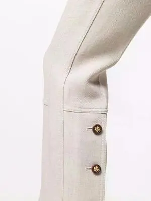 Tory Burch Button-cuff Trousers