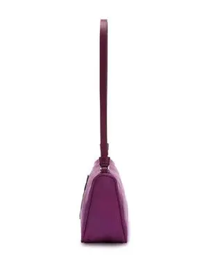Palm Angels Palm-motif Satin Shoulder Bag - Purple