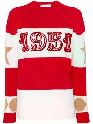 Max Mara Dirce Striped Knitted Jumper