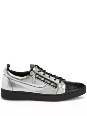GIUSEPPE ZANOTTI Frankie Double-zip Low-top Sneakers - Multicolour