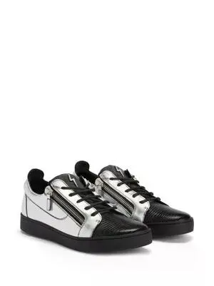 GIUSEPPE ZANOTTI Frankie Double-zip Low-top Sneakers - Multicolour