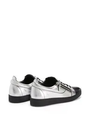 GIUSEPPE ZANOTTI Frankie Double-zip Low-top Sneakers - Multicolour