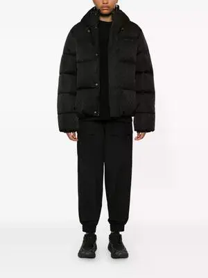 DAILY PAPER Monogram-jacquard Padded Jacket