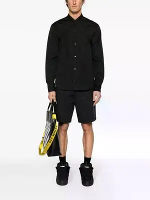 Off-White Duchesse-collar Cotton Shirt