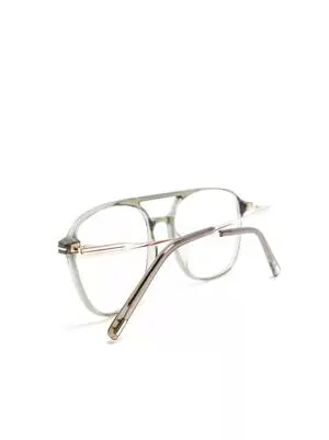 TOM FORD Pilot-frame Glasses - Grey
