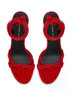 GIUSEPPE ZANOTTI Manola Strass Wedge Sandals