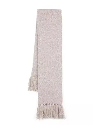 Eleventy Tassel-detail Scarf - Neutrals