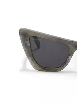 Off-White Cat-eye Tinted Sunglasses - Grey