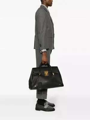 Thom Browne Leather Holdall