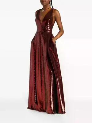 GENNY Sequin-embellished Maxi Dress