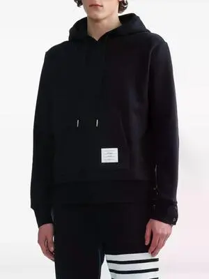 Thom Browne Rwb Stripe Loopback Hoodie