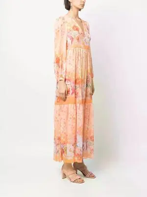 TWINSET Floral-print Empire-line Dress