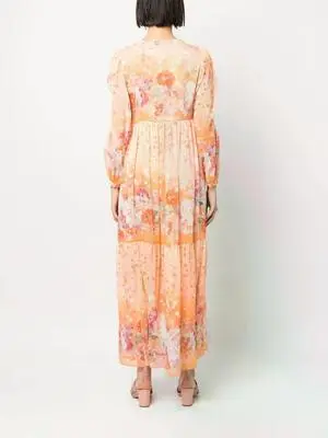 TWINSET Floral-print Empire-line Dress