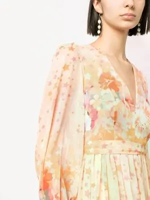TWINSET Floral-print Empire-line Dress