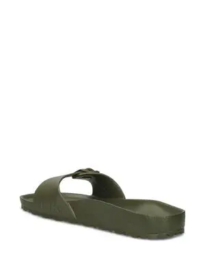 BIRKENSTOCK Madrid Buckled Slide Sandals - Green