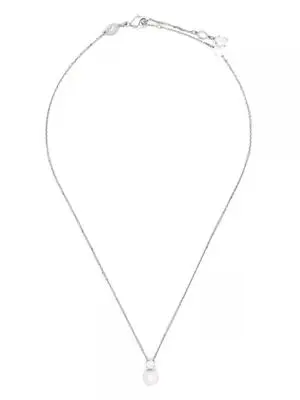 SWAROVSKI Matrix Pearl Pendant Necklace - Silver