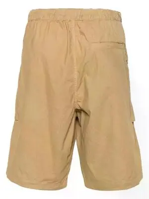 Aspesi Logo-patch Cotton Cargo Shorts - Neutrals