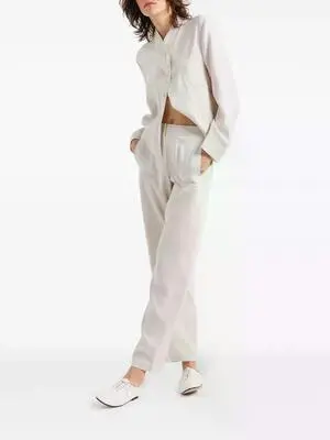 Giorgio Armani Collarless Drop-shoulder Jacket