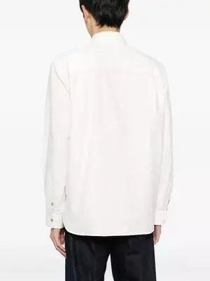 A.p.c. Logo-embroidered Organic Cotton Shirt