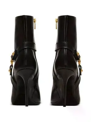 Balmain Eva 95mm Logo-plaque Ankle Boots