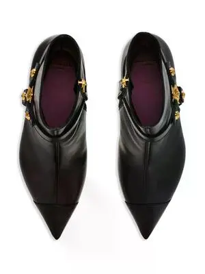 Balmain Eva 95mm Logo-plaque Ankle Boots