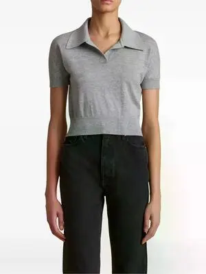 Khaite Morgane Polo Top