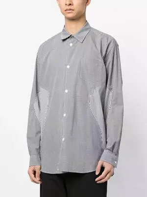 Undercover Mixed-print Cotton Shirt